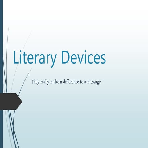 Literary Devices | PPTX