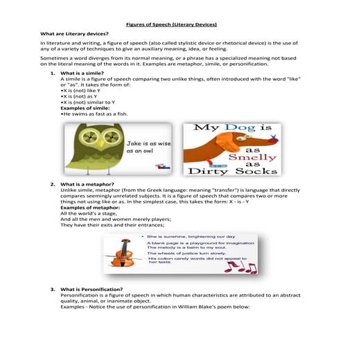 Literary devices | PDF