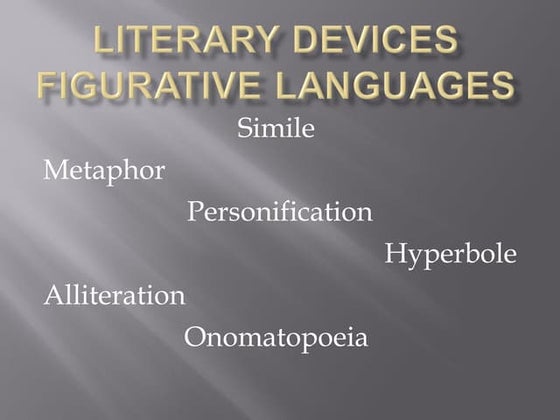 Figurative Language | PPT