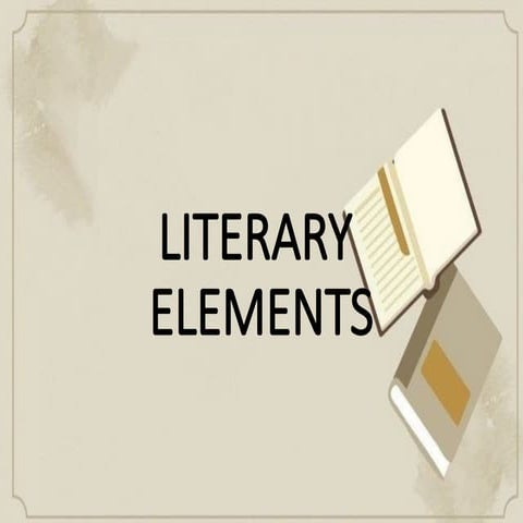 Literary Elements reporting 21st century lit. | PPTX