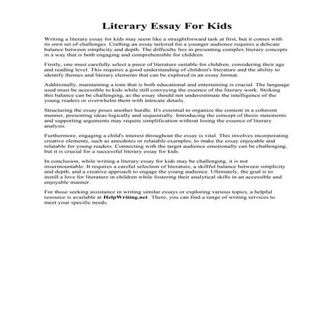 Literary Essay For Kids.pdf