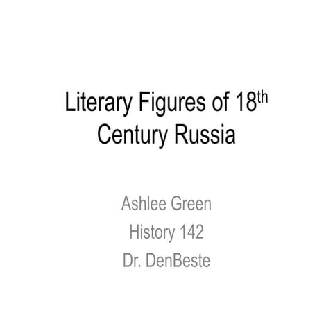 Russian Culture Presentation | PPT