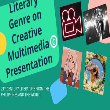 literary genre on creative multimedia presentation.pptx