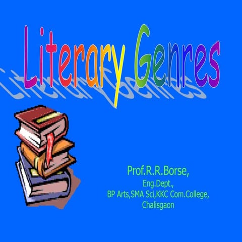 Literary genres | PPT