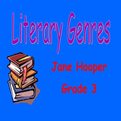 Literary Genres Pp Presentation | PPT