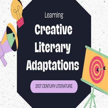 21st century literature from the Philippines and the world literary ...