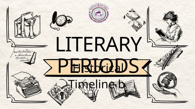 European Literature Day 1 | PPTX
