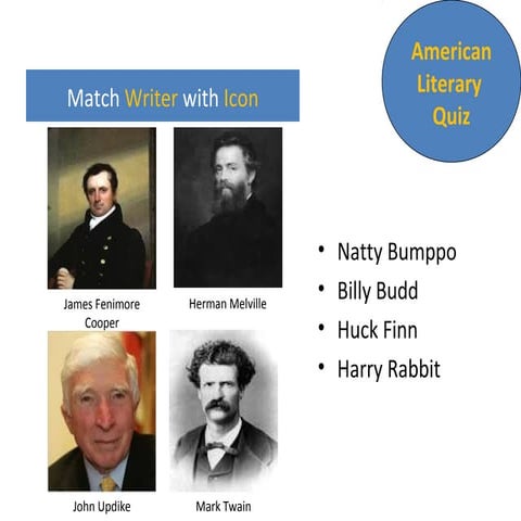 American Literary Quiz | PPT