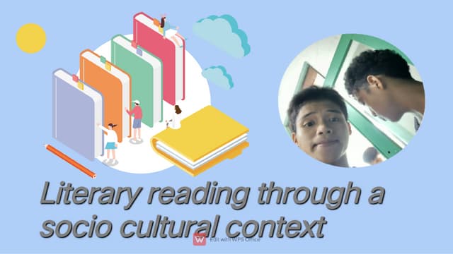 Creative literary works and sociopolitical context | PPTX