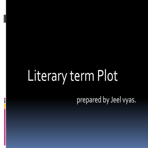 Literary term plot | PPTX