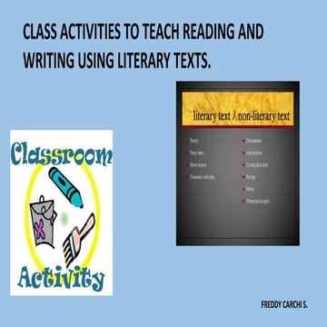 literary texts.pptx utpl homework practice | PPT