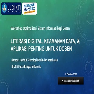 literasi digital sangat penting menunjang kehidupan saat ini pada era ...