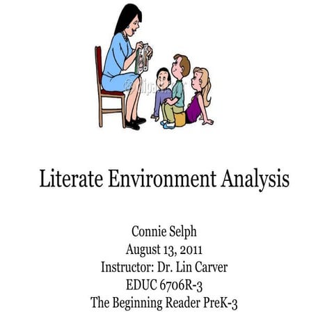 Literate environment analysis | PPT