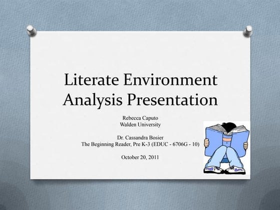 Literate environment analysis | PPT