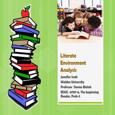 Literate environment analysis presentation | PPT
