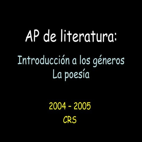Literatura | PPT