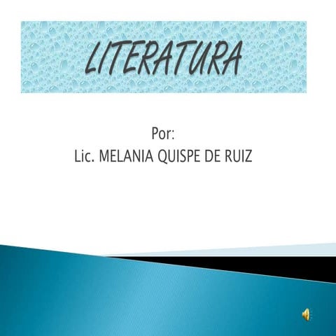 Literatura | PPTX