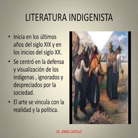 Literatura indigenista | PDF