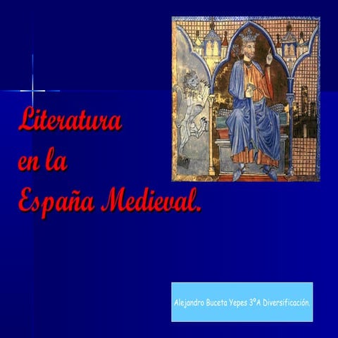 Power point edad media i literatura | PPTX
