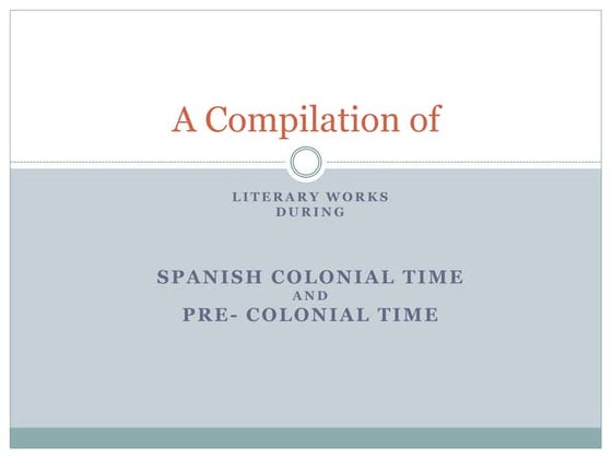 First Books During Spanish Colonization in the Philippines | PPTX