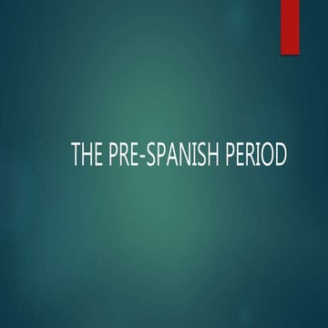 compilation of pre hispanic and hispanic texts | PPTX