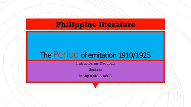 bicolano-literature.pptx bicolano literature | PPTX | Books and Literature