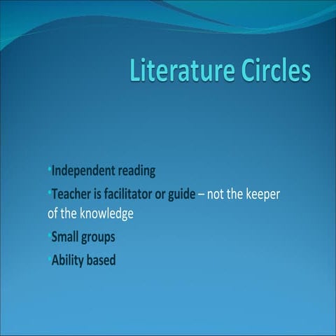 Literature Circles | PPT