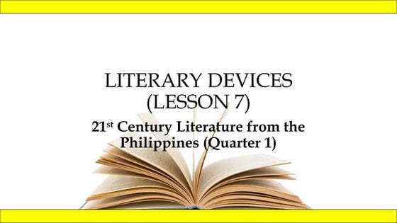 Literary devices | PPTX | Poetry | Books and Literature