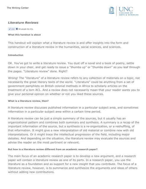 How to write a literature review | PPTX