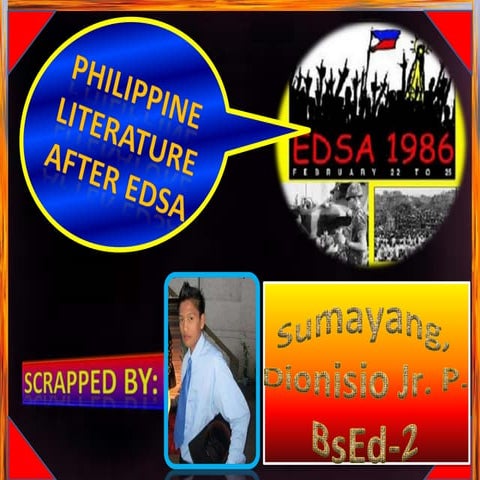 Literature After EDSA | PPT