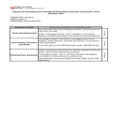 Esquema de contenidos nodales writing s3- dic 2014 (1) | PDF