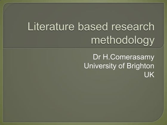 Introduction to research | PPT