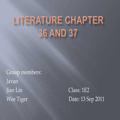 Jatgp chapter xx and xx sample | PPTX