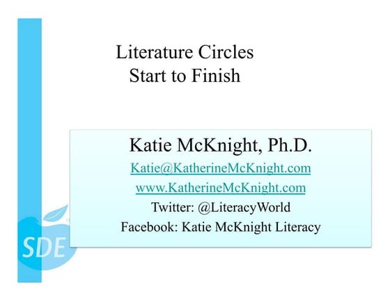 TCH505 Literature Circles Slideshare | PPT