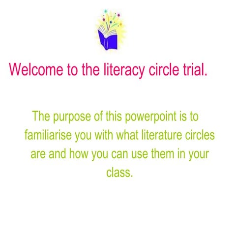 Literature circles trial | PPT