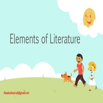Literature elements of literature | PPSX