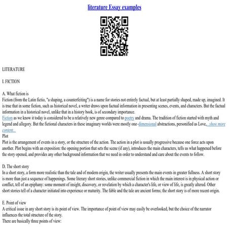 Reader Response Essay