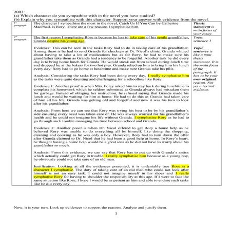 Character determination | DOC