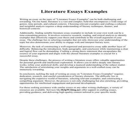 Literature Essays Examples.pdf
