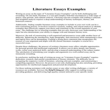 Literature Essays Examples.pdf