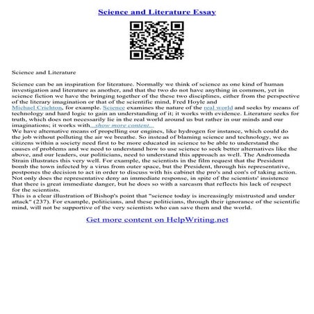 Literature Essay Topics | PDF | Fiction | Books and Literature