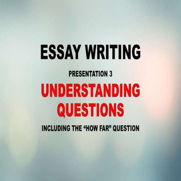 Literature essay writing - ppt.pptx presentation | PPTX