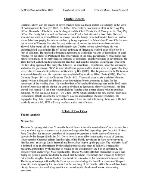 Tale Of Two Cities | PPT