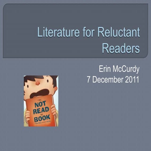Literature for reluctant readers | PPT