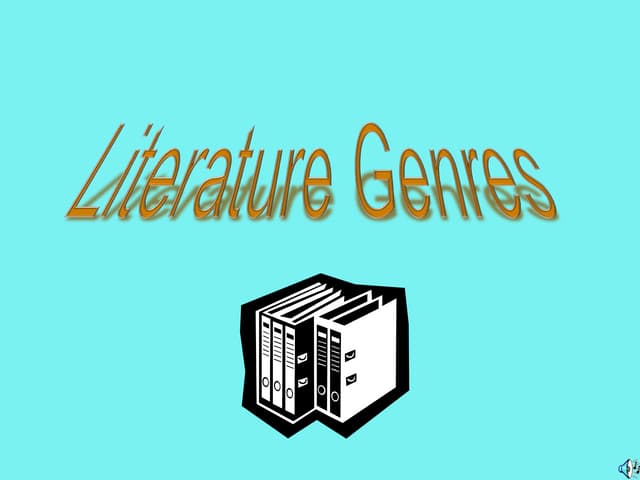 LITERARY GENRES | PPT