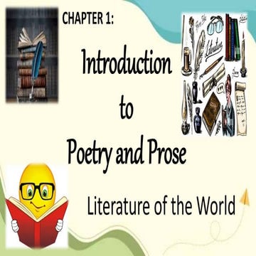 Prose and poetry | PPT