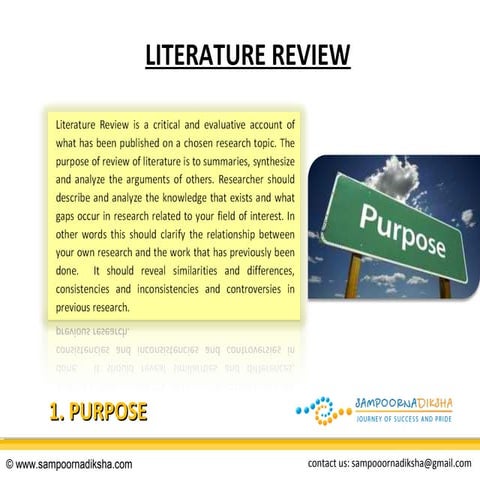 Critical literature review the process | PPTX