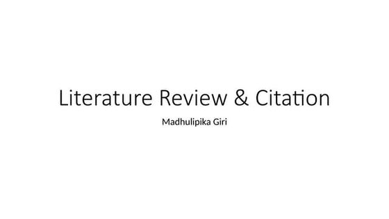 Review of related literature presentation | PPTX | Publishing Industry ...
