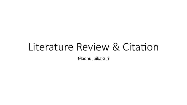 Review of related literature presentation | PPTX