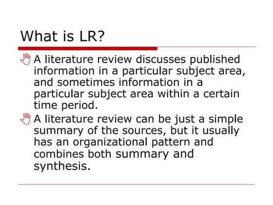 Literature review (1) | PPT | Publishing Industry | Industries